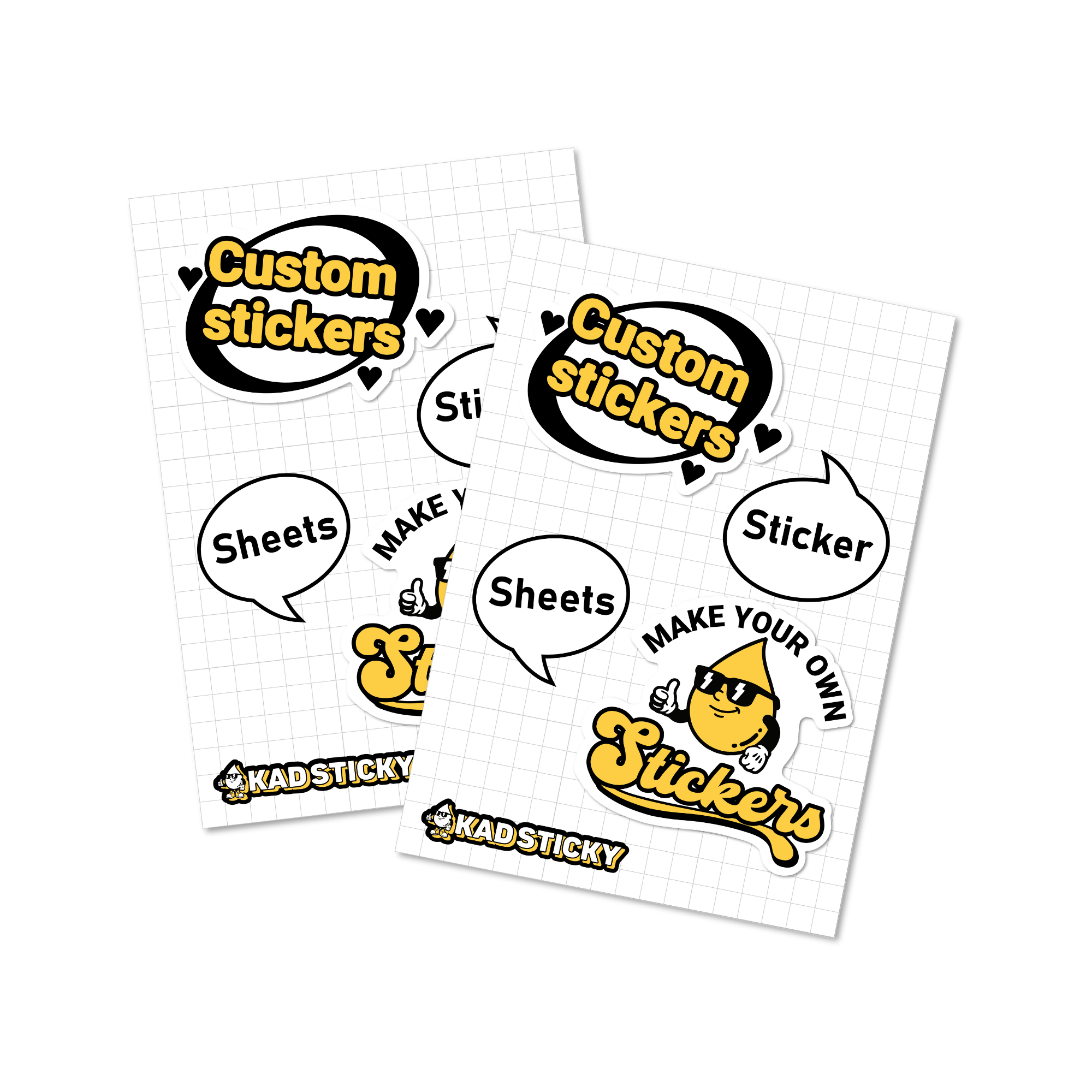 KAD Sticky Prints | No Minimum Custom Vinyl Stickers